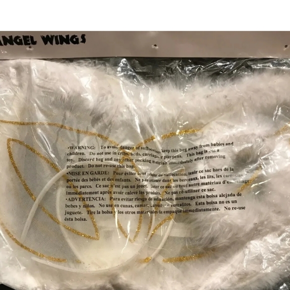 Totally Ghoul | Costumes | Totally Ghoul Deluxe Angel Wings | Poshmark